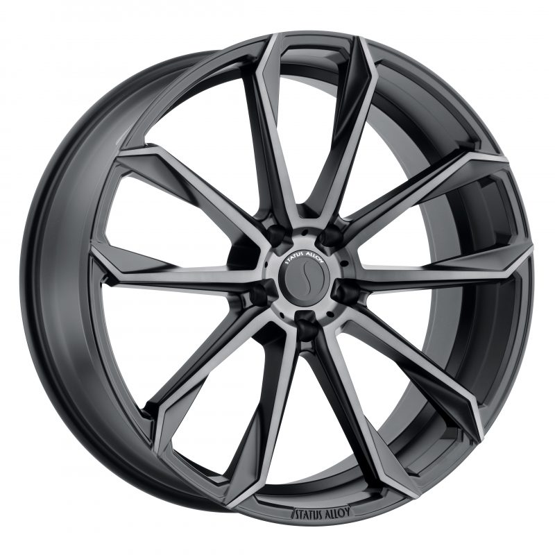 2495MST155115B76: 24x9.5 MASTADON Status Wheels In 5x115 15 Offset on Sale