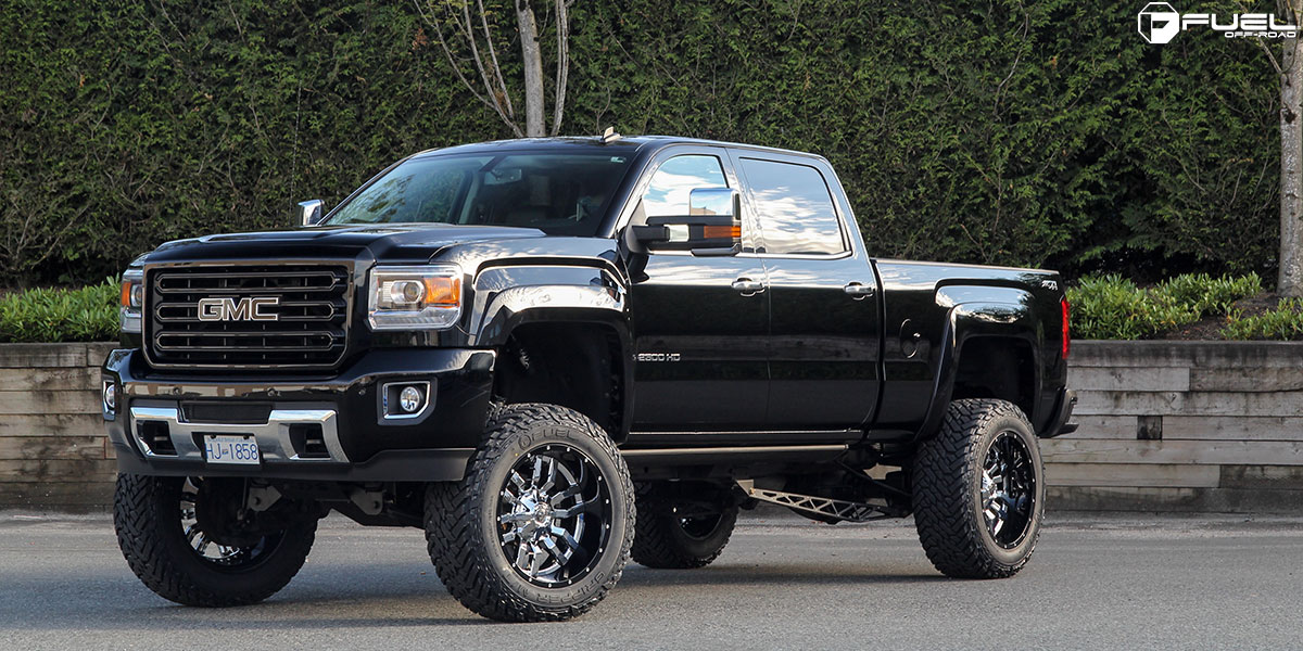 GMC Sierra w/ Fuel Sledge - D270 Rims - WheelsASAP