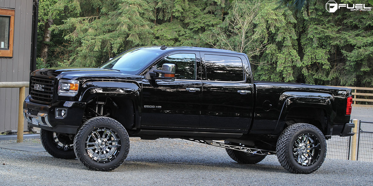 GMC Sierra w/ Fuel Sledge - D270 Rims - WheelsASAP