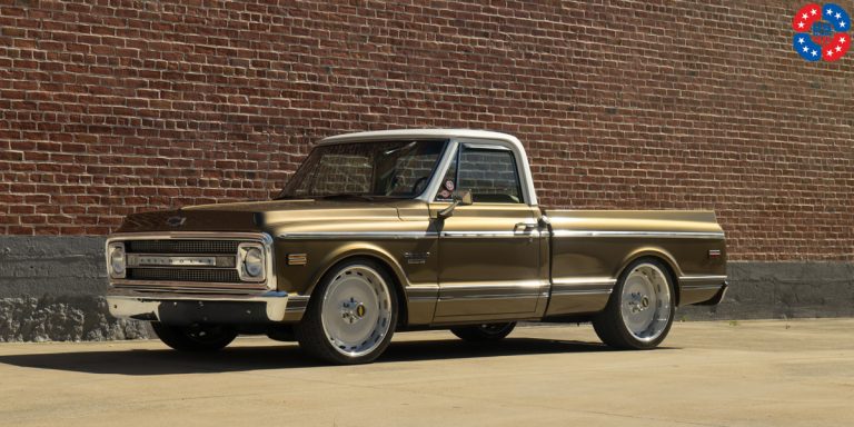 Chevrolet C10 Pickup w/ 22 US MAG Sierra - U706 6 Lug Wheels - WheelsASAP
