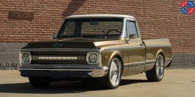 Chevrolet C10 Pickup w/ 22 US MAG Sierra - U706 6 Lug Wheels - WheelsASAP