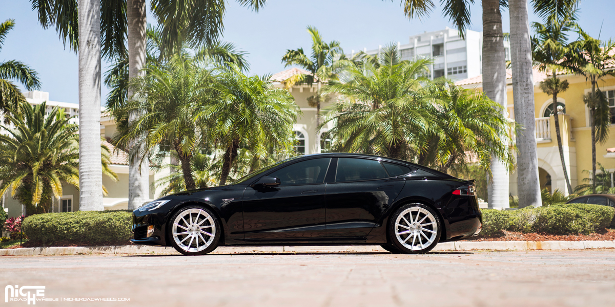 Tesla Model S w/ 20 Niche Surge Wheels