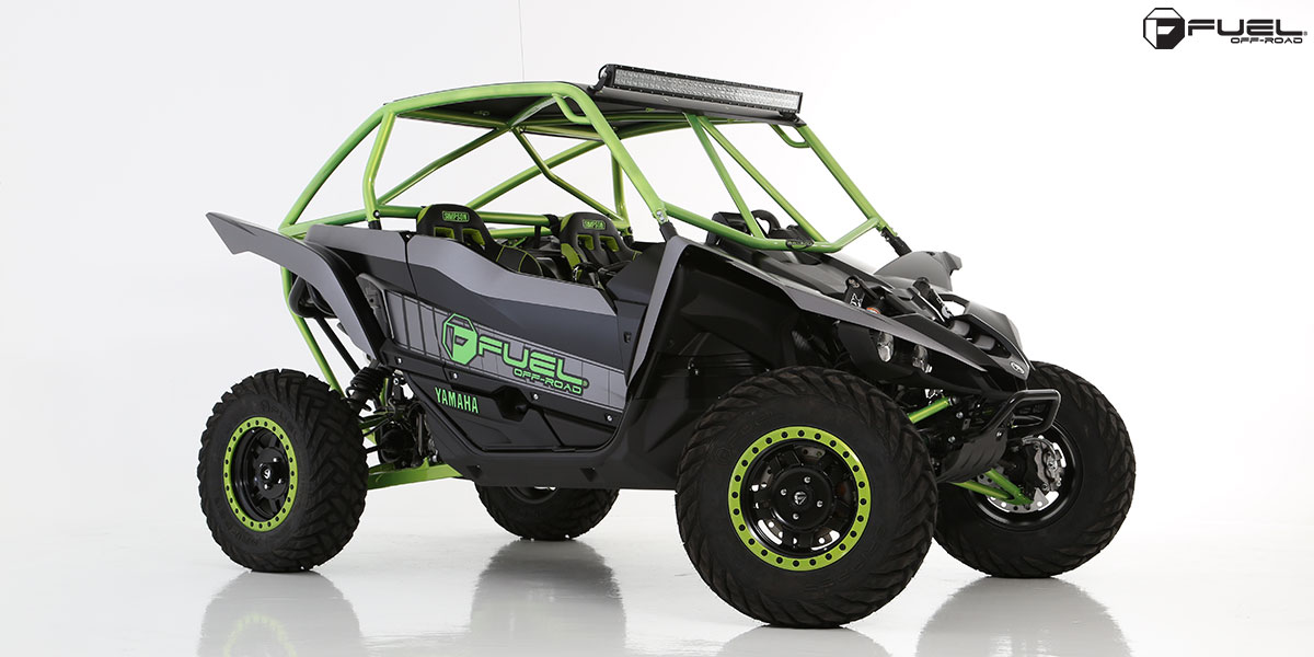 ATV Yamaha YXZ 1000 w/ 15x7 Fuel Anza D557 UTV Wheels