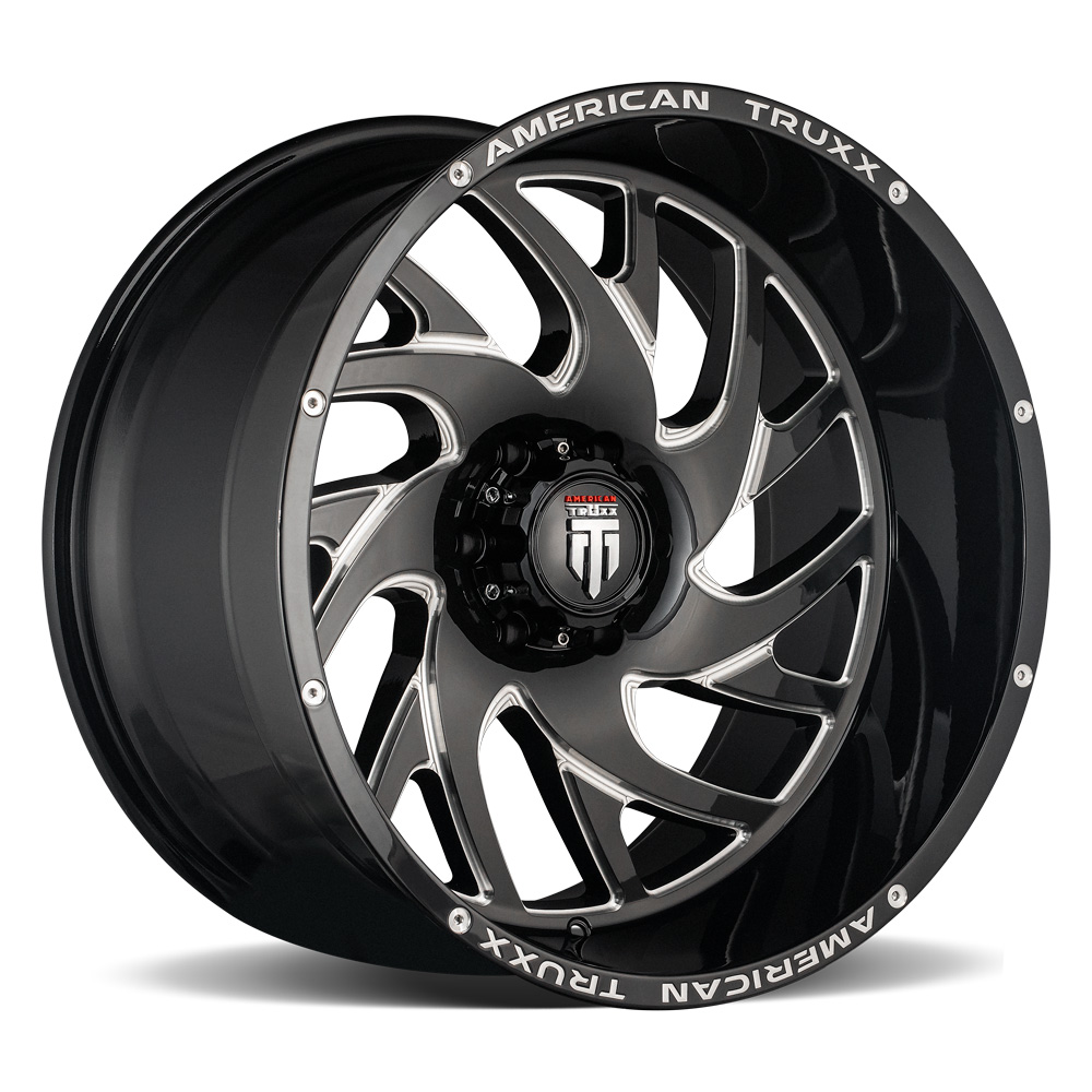 AT1907-22281M-44: 22x12 XCLUSIVE American Truxx Wheels In 8x165.1 -44 ...