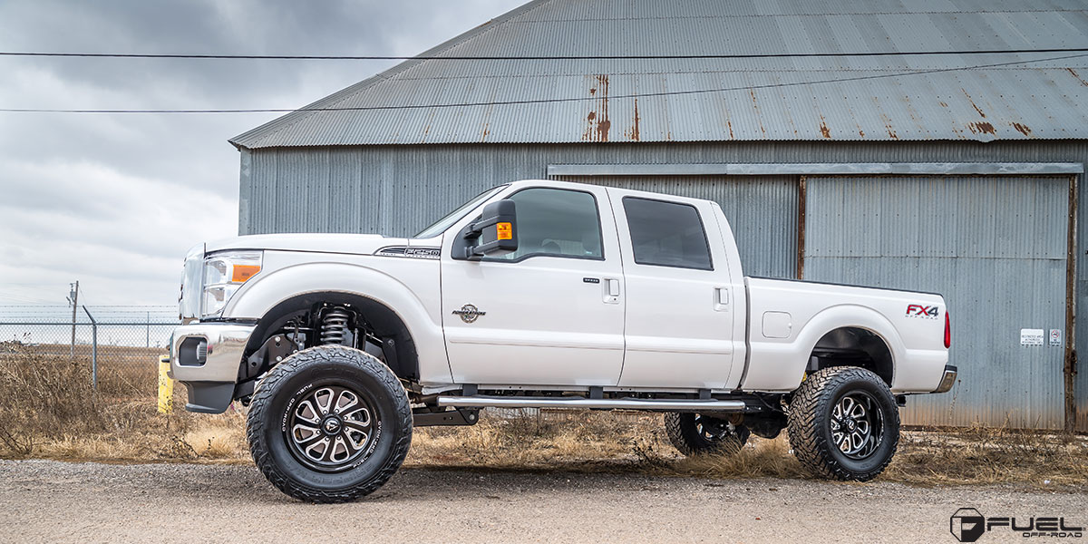 Ford F-250 Super Duty w/ 20x10 Fuel Flow 8 D587 Wheels