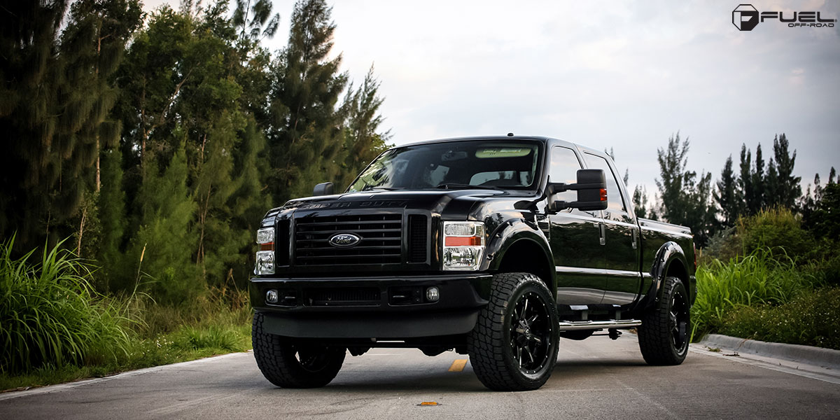 Ford F-250 Super Duty w/ 22x10 Fuel Nutz D251 Wheels