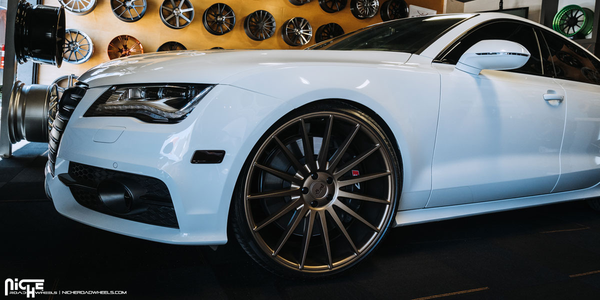 Audi S7 w/ 22x10.5 Niche Form M158 Wheels
