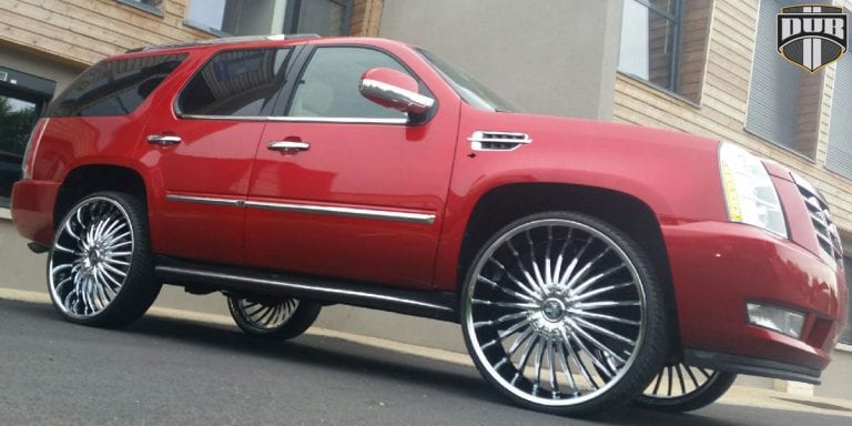 Cadillac Escalade w/ 28x10 DUB Suave S140 Wheels