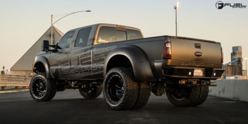 Ford F-350 Dually w/ 22x12 Fuel Cleaver Dually Rear D239 Wheels
