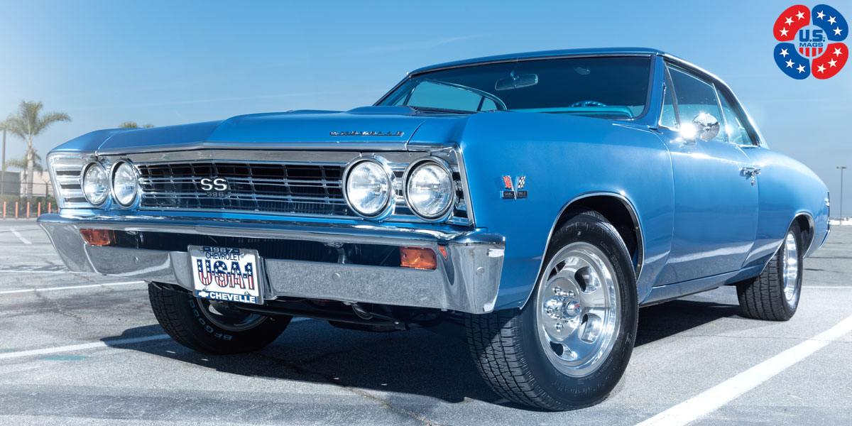 Chevrolet Chevelle w/ 15x7 US Mag Indy U101 Wheels