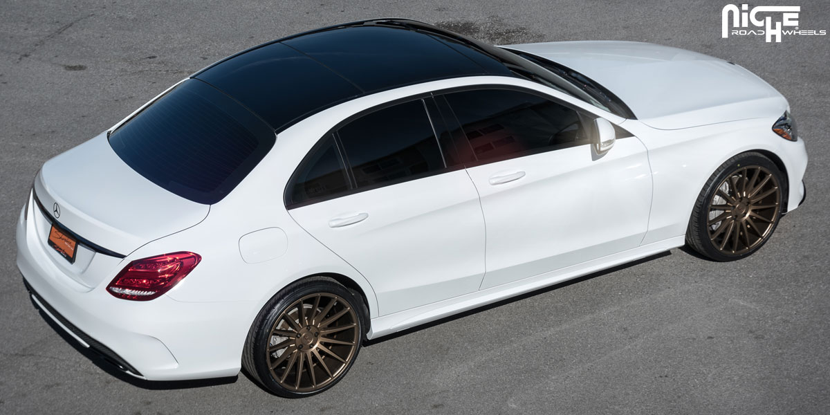 Mercedes-Benz C300 w/ 20x10 Niche Form M158 Wheels