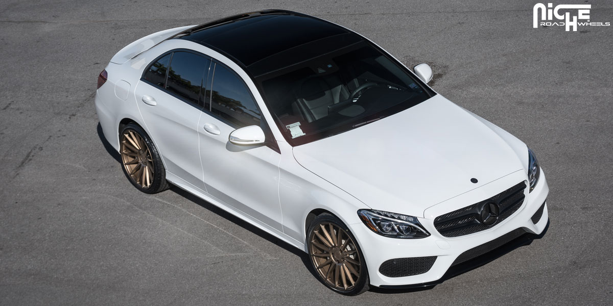 Mercedes-Benz C300 w/ 20x10 Niche Form M158 Wheels
