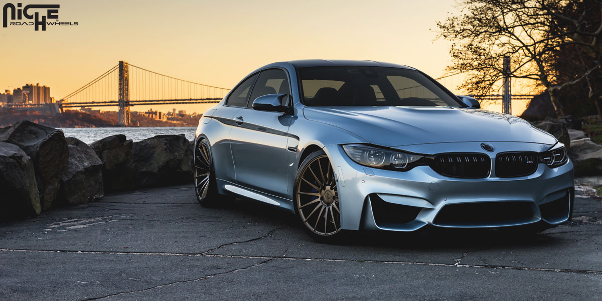 BMW M4 w/ 20x8.5 Niche Form M158 Wheels