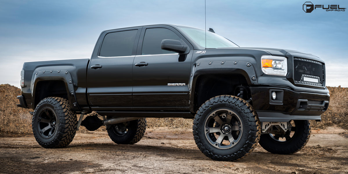 GMC Sierra 1500 w/ 20x12 Fuel Beast D564 Wheels