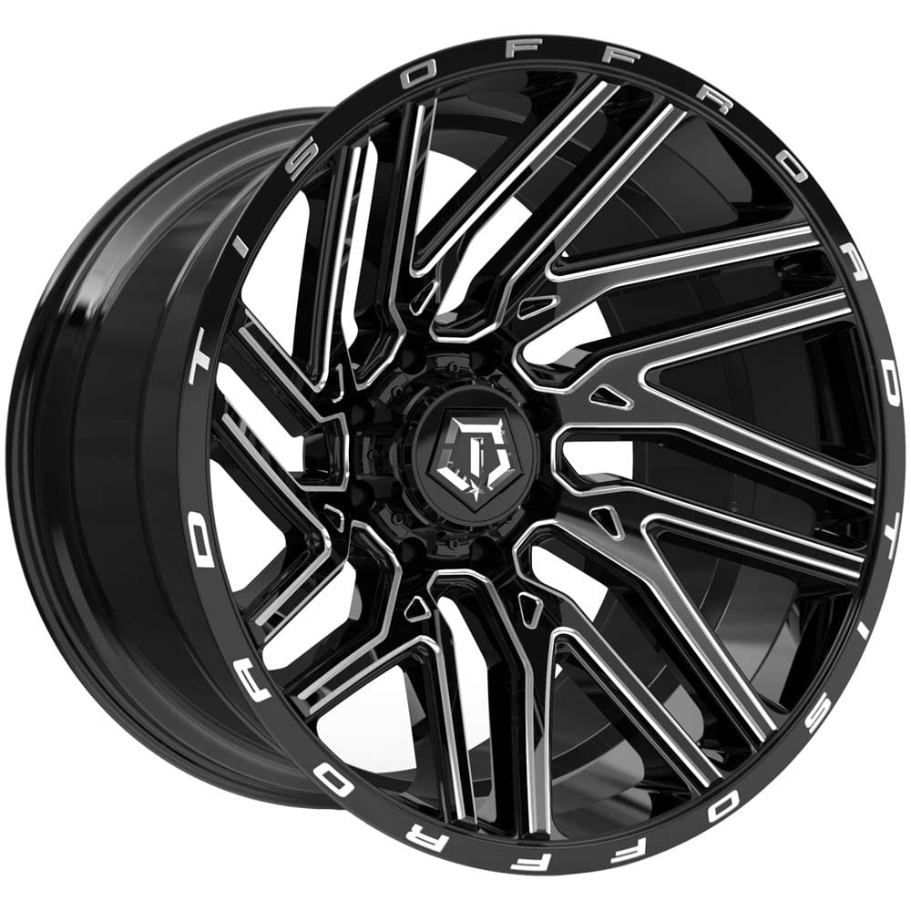 TIS Off Road 554BM Black & Milled - WheelsASAP