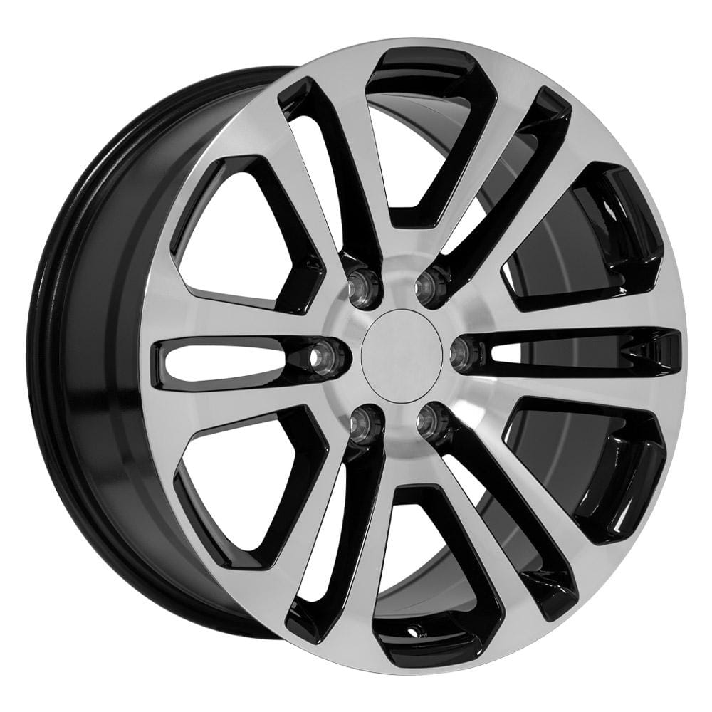 OE Wheels CV99 Black Machined - WheelsASAP