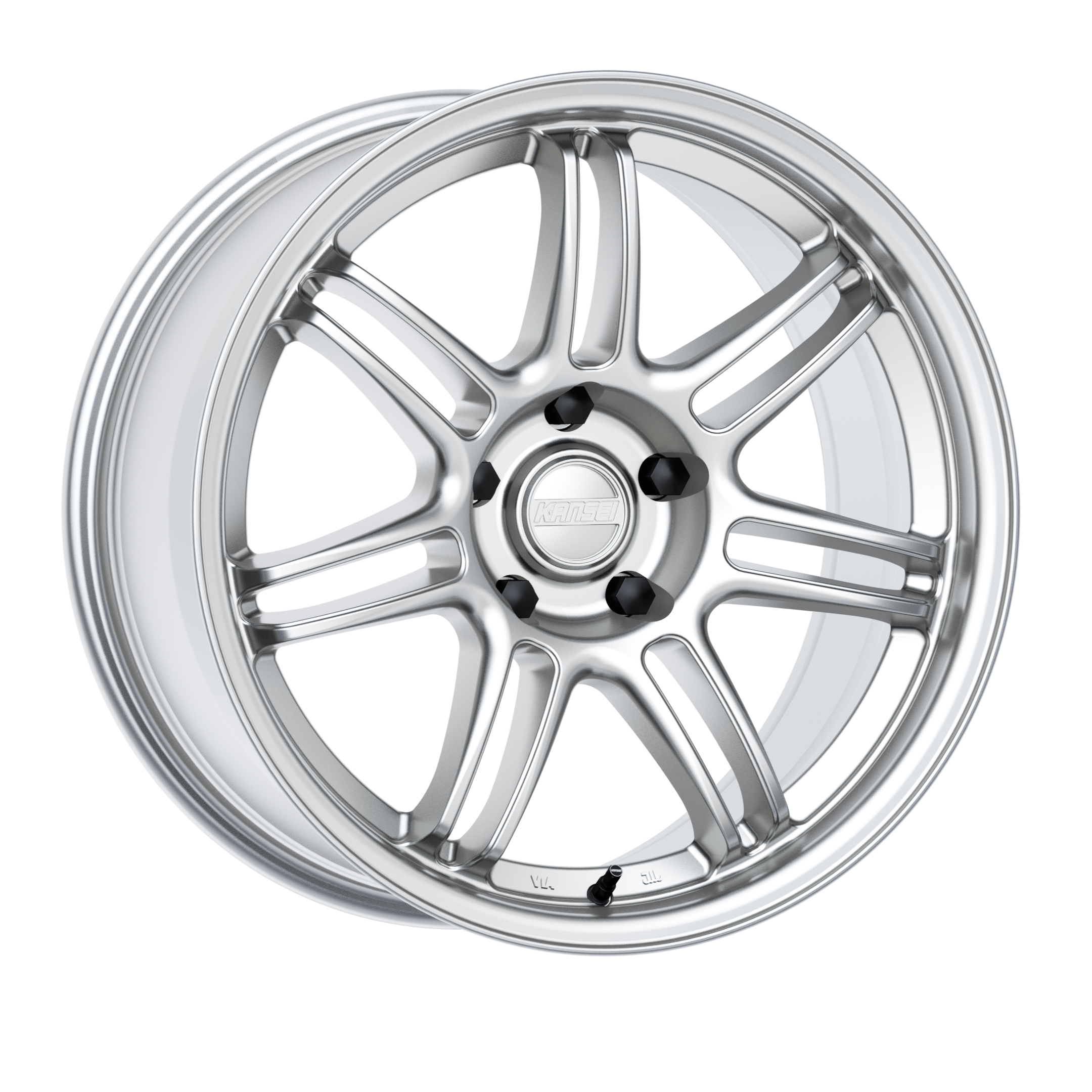 Kansei K17H-SEVEN HYPER SILVER - WheelsASAP