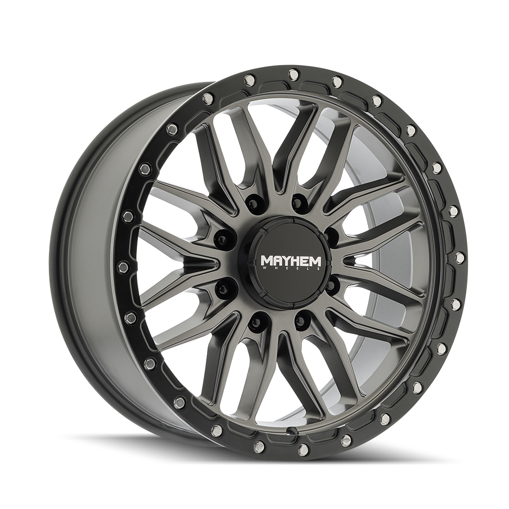 Mayhem VECTOR MATTE GUNMETAL BLACK LIP - WheelsASAP